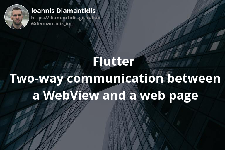 Flutter: Two-way communication between a WebView and a web page